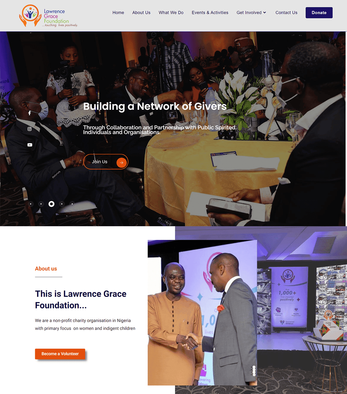 Lawrence Grace Foundation - Digital and Creative Agency